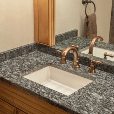 how choose modern granite bathroom countertops？