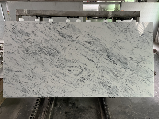 Fancy Calcutta Polished Slab Quartz Natural Veins